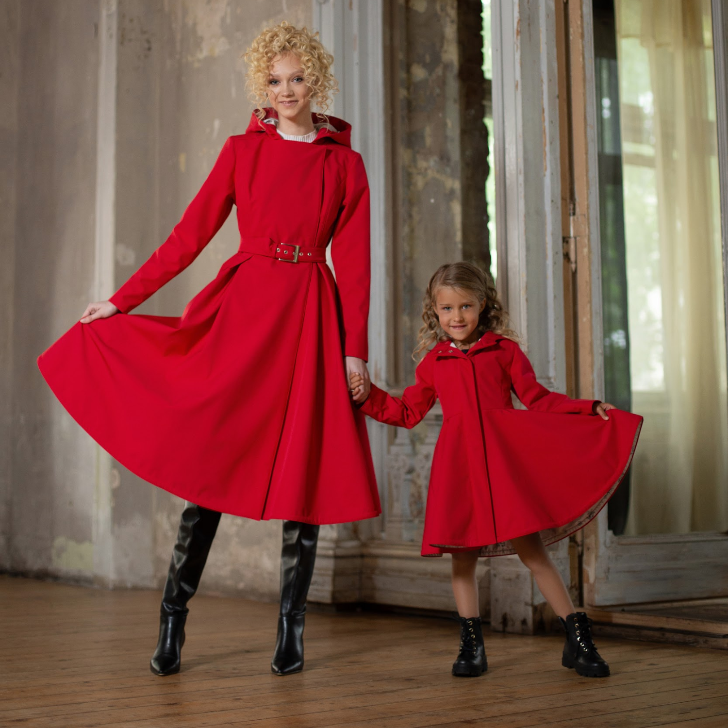 Red and Pink Coats – RainSisters