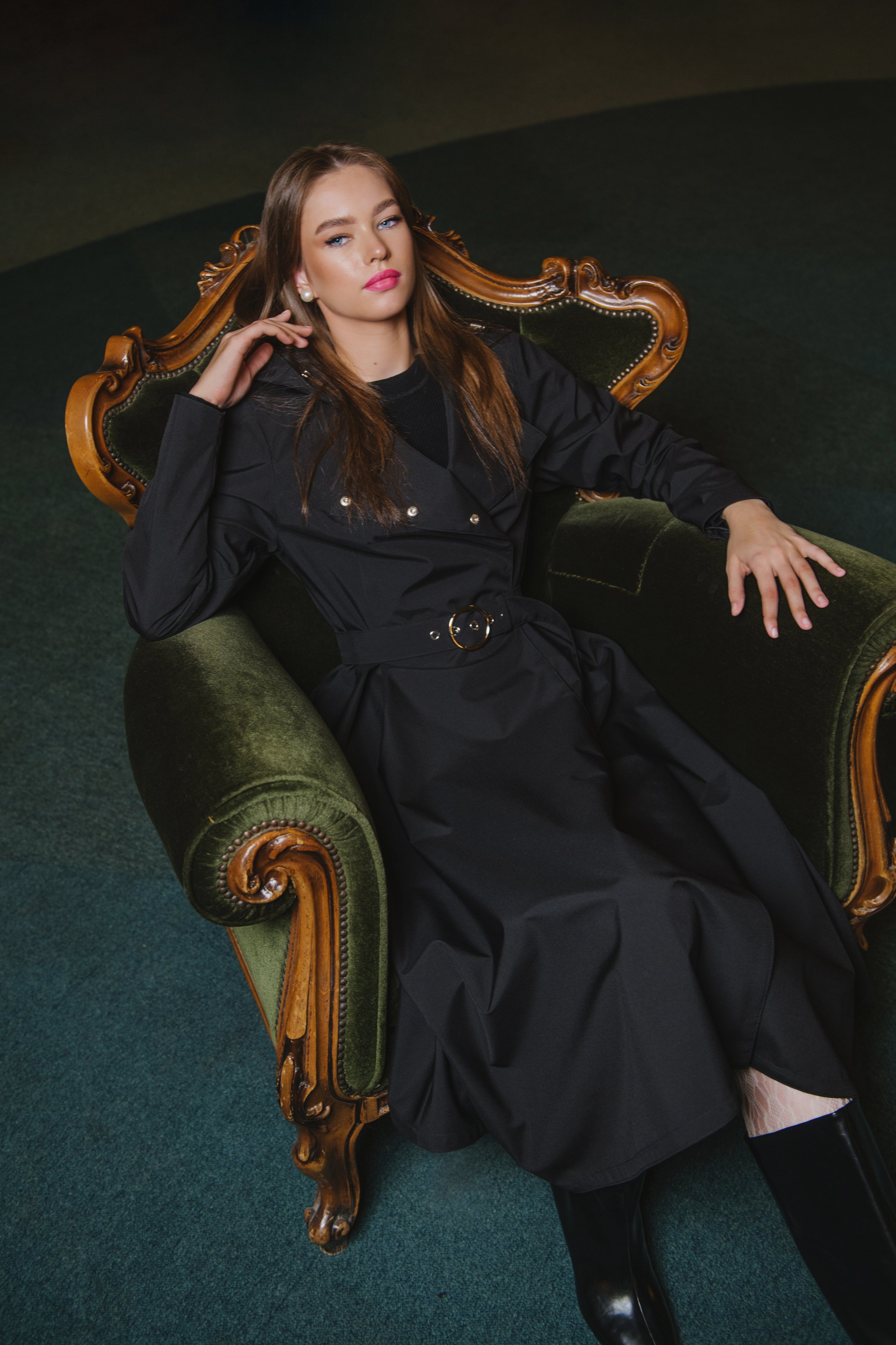 Double Breasted Trench Coat for Spring in Black | 'Timeless Black ...